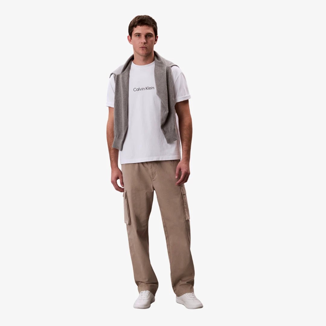 Cotton Pull On Straight Pantalons Cargo – Mojaa Maroc