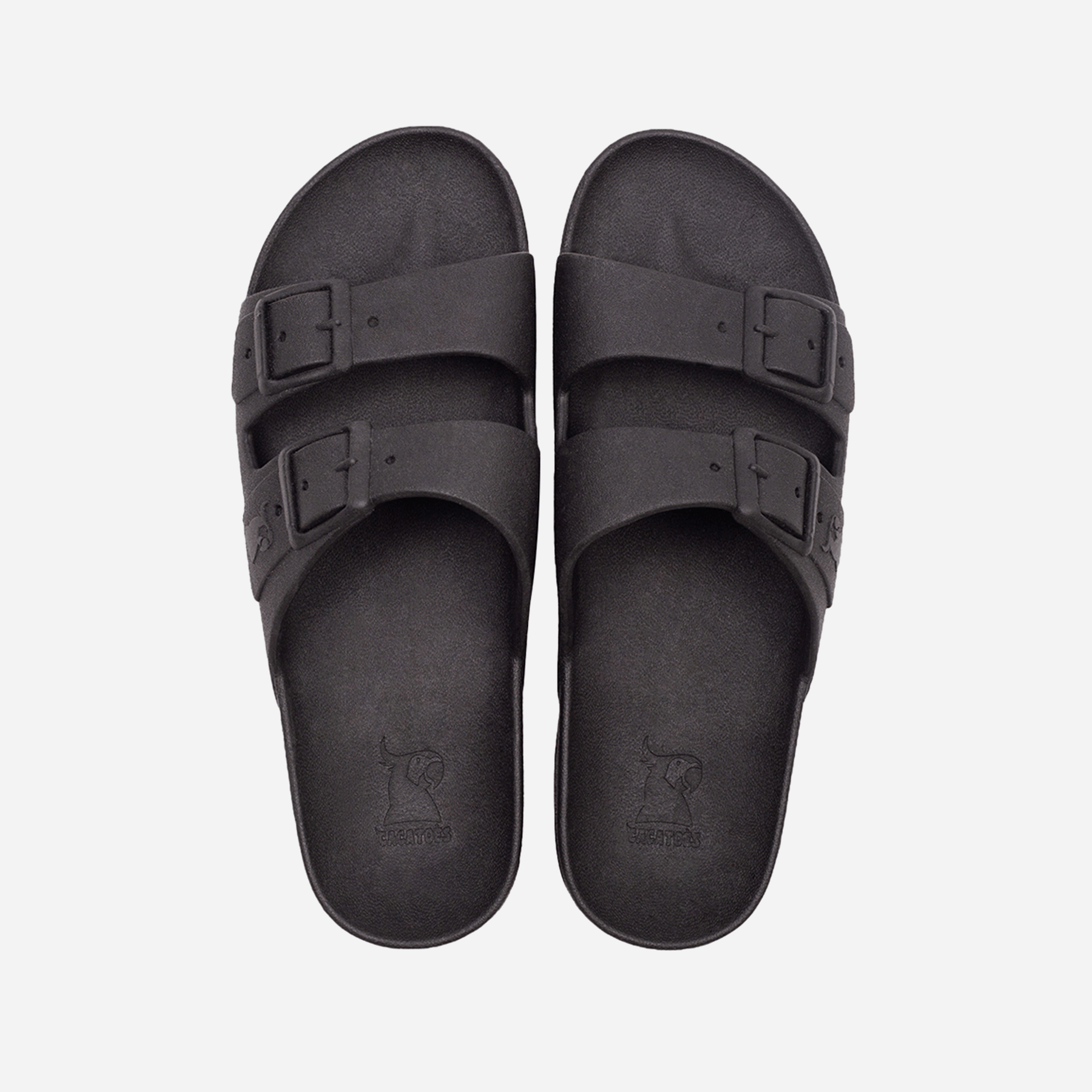 Cacatoès RIO DE JANEIRO BLACK Slides Unisexe – Mojaa Maroc